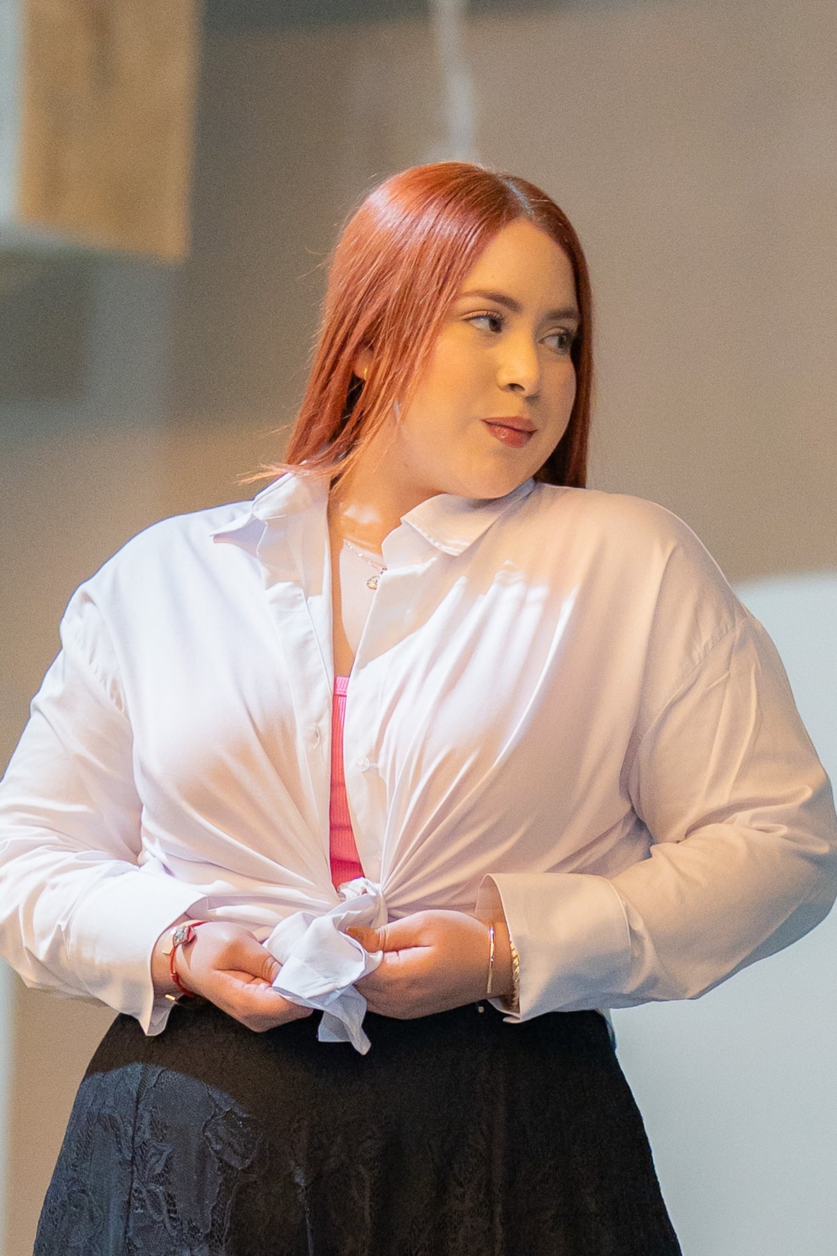 Camisa Lisa Blanca – COLETTE CURVE