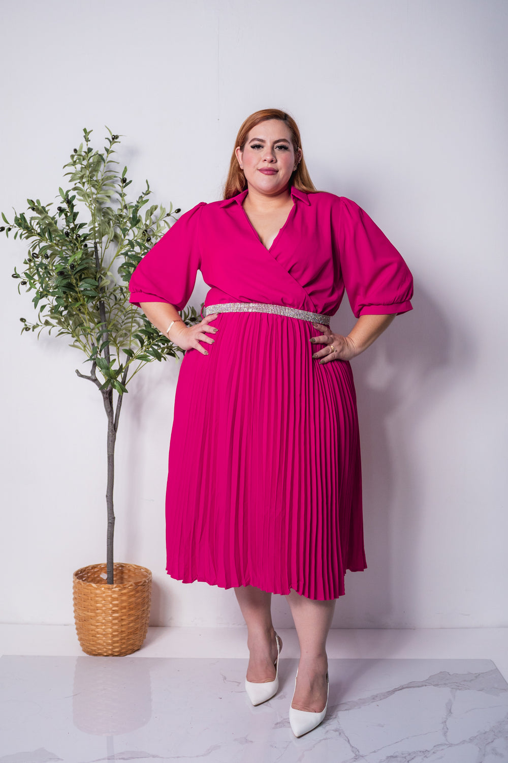 Vestidos de fiesta, casuales, cortos tallas plus – COLETTE CURVE