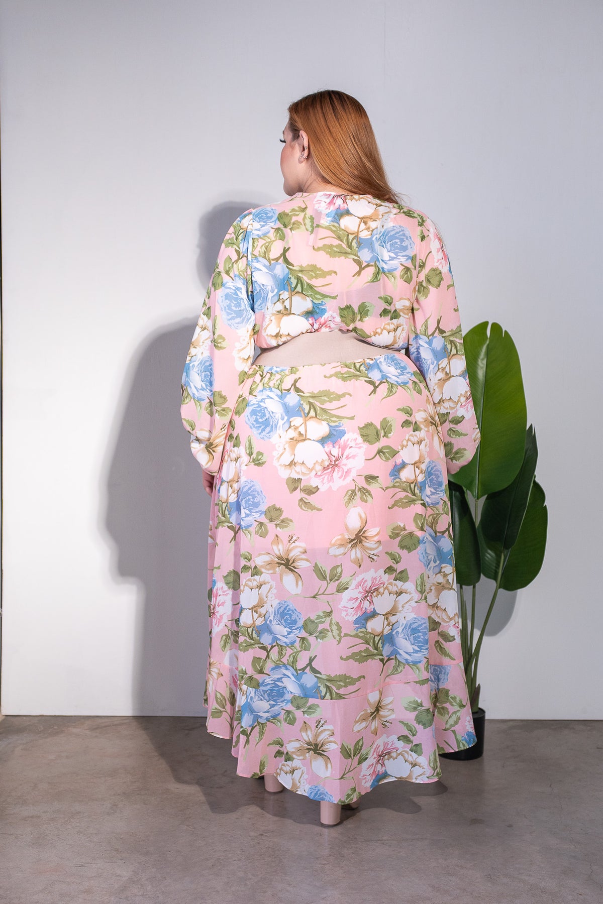 Vestido Largo de gasa – COLETTE CURVE