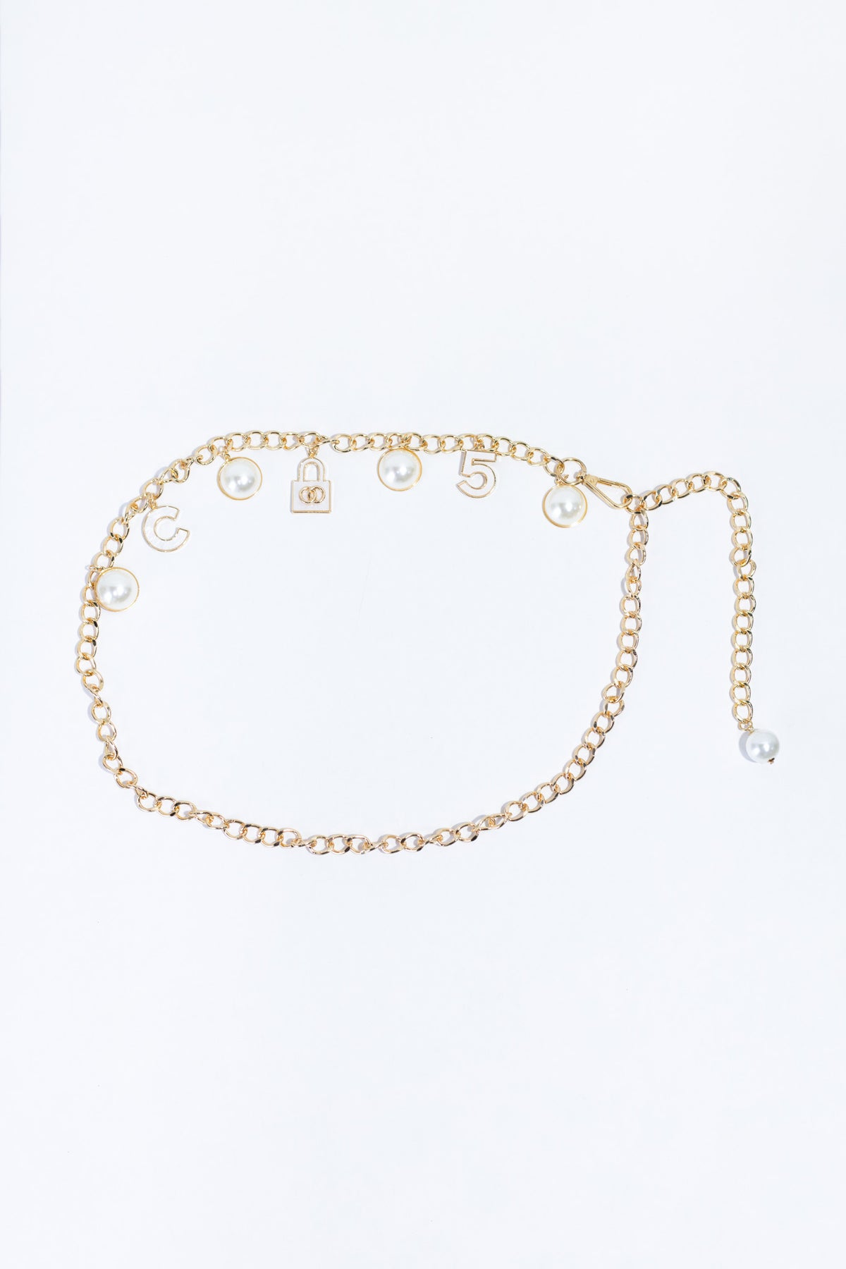 Cinto cadena perla chanel dorado – COLETTE CURVE